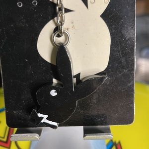 PLAYBOY | Accessories | 205 Playboy Black Logo Keychain Nwt Rare | Poshmark